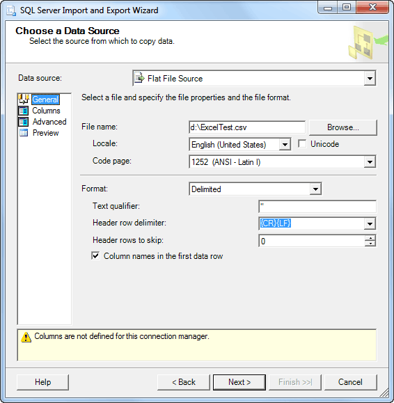 Excel Import To SQL Server Using SSIS Www Excel SQL Server